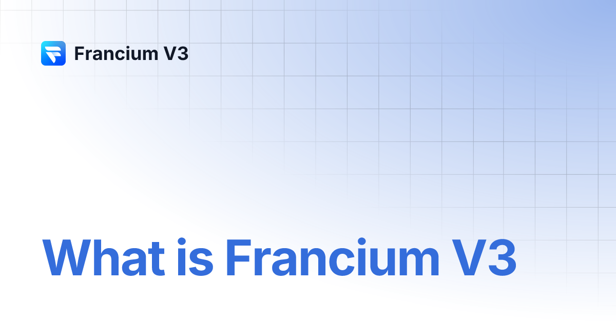 What is Francium V3 | Francium V3